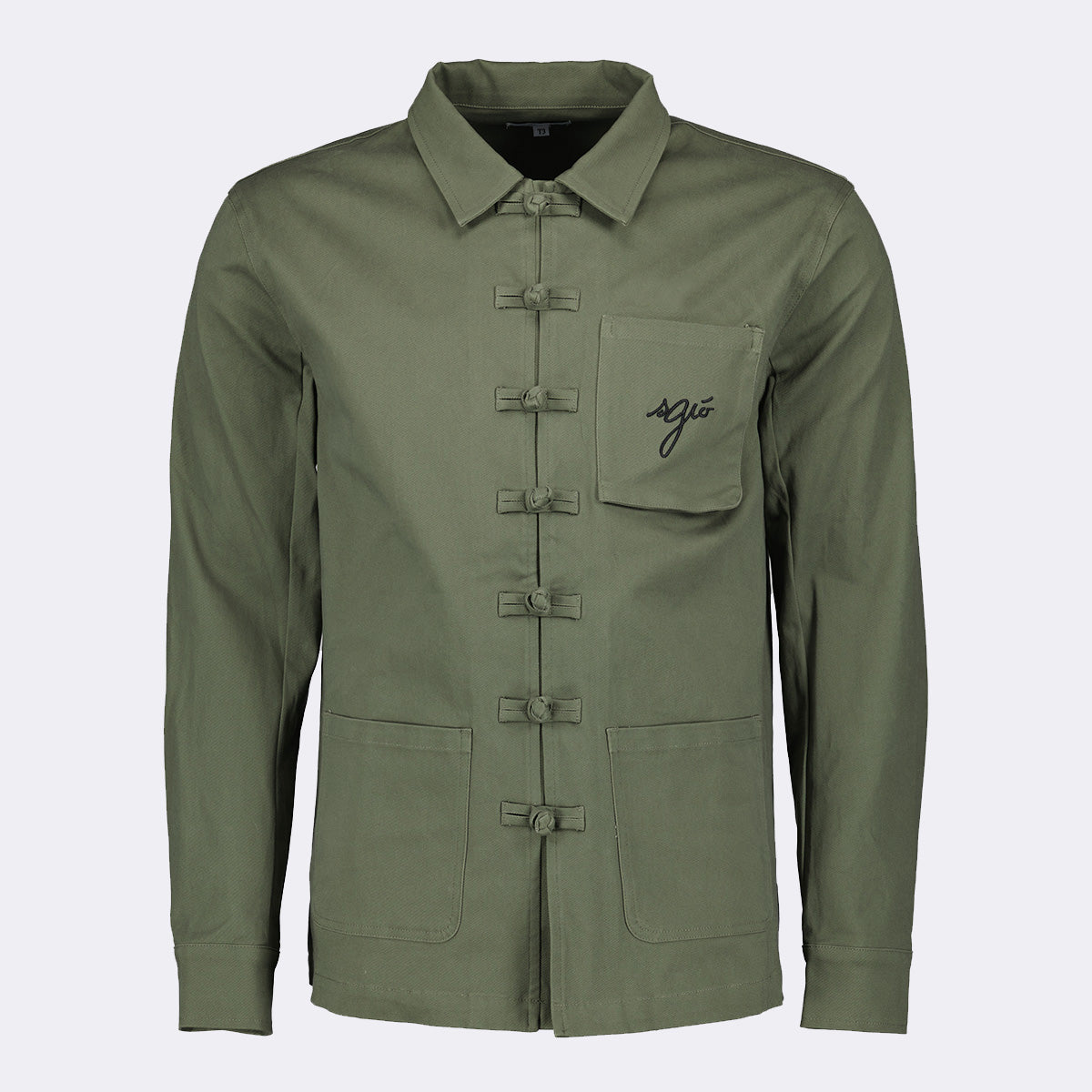 Bleu de Chine en Coton - La Tenue Corse - Sgio Corsica